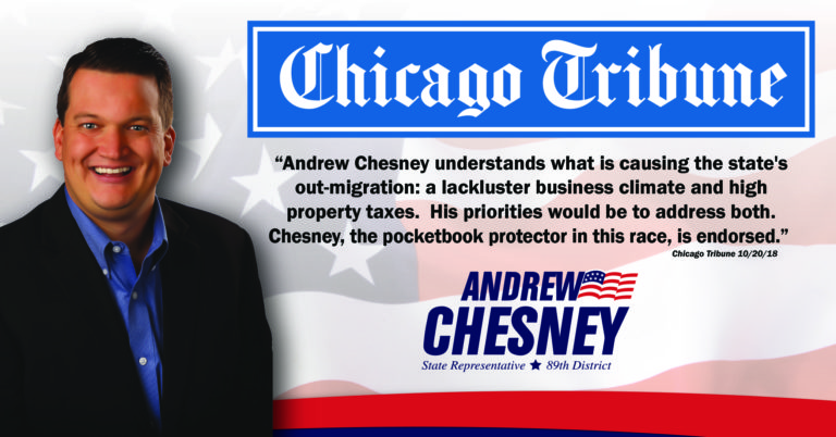 Chicago Tribune Endorses Andrew Chesney - Chesney for Illinois